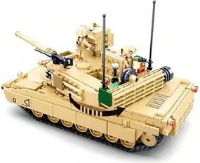 Sluban Model Bricks M38-B0892 Bitevní tank M1A2 Abrams / LEGO - kompat