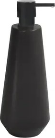 Spirella JOSHUA dávkovač mýdla matně černý / keramika / 650 ml