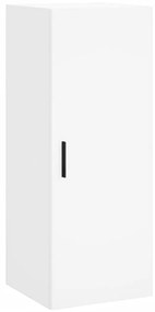 Skříň highboard bílá s vysokým leskem 34,5x34x180 cm kompozit