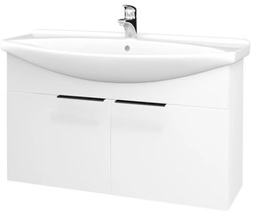 Dřevojas Koupelnová skříň TAKE IT SZD2 105 Varianta: N01 Bílá lesk / Úchytka T01 / N08 Cosmo