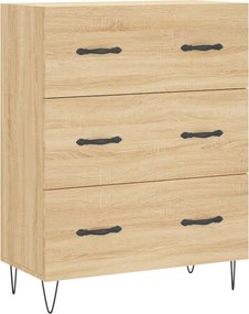 Skříň highboard dub sonoma 69,5 x 34 x 180 cm kompozitní dřevo 3198084