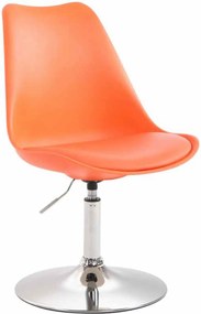 Sada 4 jídelních židlí Maverick C plast – oranžová