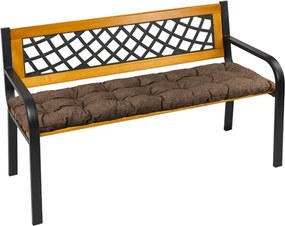 Bellatex Sedák na lavici prošívaný Hnědá rozměr 40x150 cm
