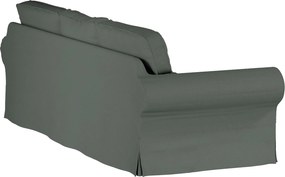 Potah na pohovku IKEA  Ektorp 3-místná, nerozkládací barva zelená látka pletený vzor