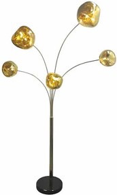 Designová stojanová lampa Hanzila 200 cm zlatá