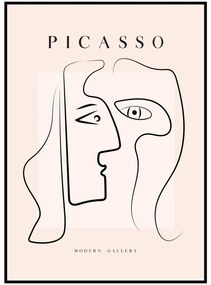 Pablo Picasso - Obličej A4 (21 x 29,7 cm)