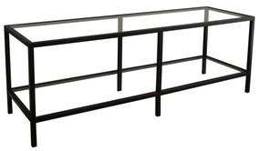KALUNE DESIGN Kovový TV stolek GLAMP černý 552NOS2219