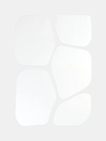 Sinsay - Sada zrcadel s nepravidelnými tvary 5 pack - clear
