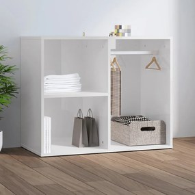 vidaXL Toaletní skříňka 80 x 40 x 65 cm kompozitní dřevo [820507] Barva: bílá s vysokým leskem
