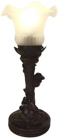 Stolní Tiffany lampa Stefanie – 12x31 cm