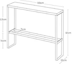 Kovový stojan na přezůvky v černo-přírodní barvě Tower – YAMAZAKI