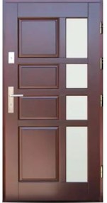 Archo - Venkovní vchodové dřevěné dveře Masivní D-35 105060