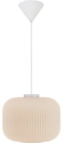Závěsný lustr z opálového skla Milford pro žárovku E27 ø30cm - Nordlux