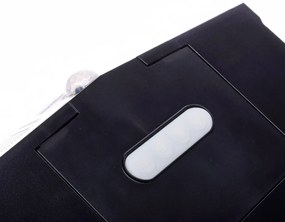 Exteriérové ​​solární nástěnné LED svítidlo Solar, 1x LED 15w, černá, pohybový senzor, ovladač