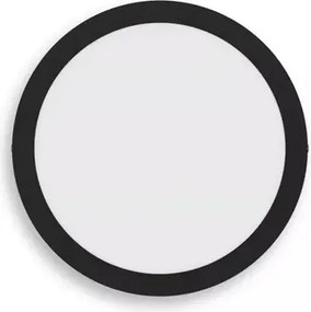 Philips Magneos černé / Přisazené LED svítidlo / kulaté / 21 cm / 12 W