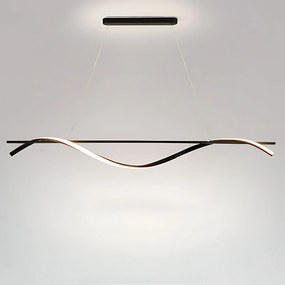 Toolight Toolight, LED závěsná lampa 120cm, 27W, 3000K, LHJ019-CP, černá, OSW-50004