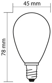 LED žárovka E14 McLED 4,7W (40W) teplá bílá (2700K) ML-324.039.87.0