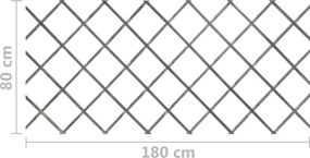 vidaXL Trelážové ploty 5 ks masivní jedlové dřevo 180 x 80 cm [316422] Barva: Hnědá