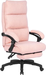 XXXLutz KANCELÁŘSKÉ KŘESLO, látka teddy, růžová Carryhome - Online Only kancelářské židle - 001884002602
