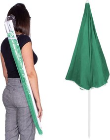 Zahradní slunečník 140 cm SPRINGOS VIVA BU0025 zelený