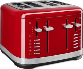 KitchenAid 5KMT4109EER červená / Toaster / 4tousty / nerez