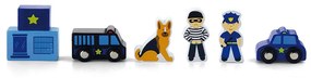 Dětské dřevěné figurky Viga Policie