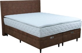 XXXLutz POSTEL BOXSPRING, hnědá Novel - Postele s úložným prostorem - 001933002301