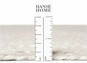 Krémový oboustranný/ručně tkaný jutový koberec 160x230 cm Braided – Hanse Home