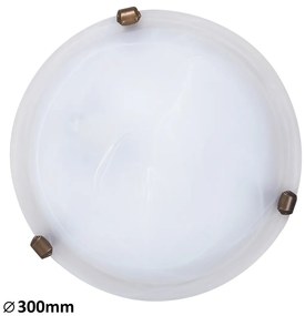 Rabalux ALABASTRO 3203 stropní svítidlo 1x60W | E27 | IP20 - bílý alabastr