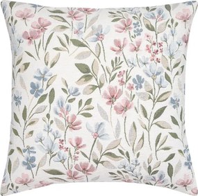 SCANquilt povlak SOFAS emmeline růžovomodrá 45 x 45 cm