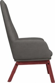 relaxační křeslo, odpočinkové, masivní kaučukovník/kov/textil, 95x76x71 cm, nohy tmavé/světle šedá, Dekorino KR20260081