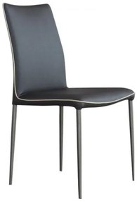 BONTEMPI - Židle Nata s kovovou podnoží, vyšší opěrka