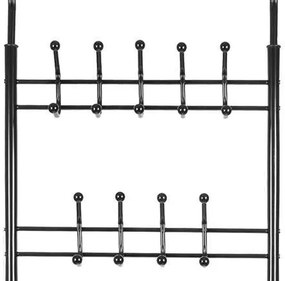 Iso Trade Věšák na šaty - věšák s policí na boty 15744