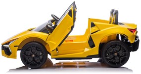Dětské elektrické auto Lamborghini Revuelto XL STRONG žluté