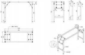 Konferenční stůl FAST READY, 120x60 cm, šedostříbrná podnož, wenge