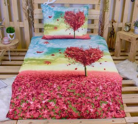 3D povlečení 140x200 + 70x90 - Medvídek