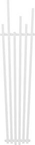 Mexen Omaha, topné těleso 1800 x 420 mm, 655 W, bílá, W208-1800-420-00-20