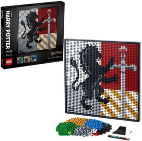 Lego stavebnice lego art 31201 harry potter erby bradavických kolejí
