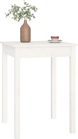 vidaXL Jídelní stůl 55 x 55 x 75 cm masivní borové dřevo [814255] Barva: Hnědá