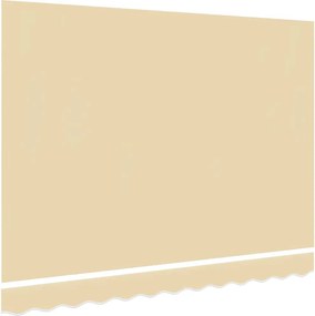 Náhradní plachta na markýzu krémová 300 x 250 cm polyesterová 141013