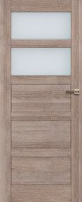 Interiérové dveře vasco doors BRAGA model 3 Průchozí rozměr: 70 x 197 cm, Orientace dveří: Levé dveře, Dekor: Dub stříbrný