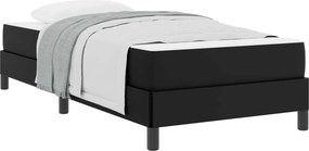 Rám postele s matrací Černá 90 x 190 cm textil 3398603