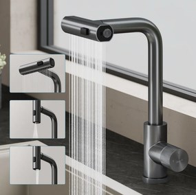 design kuchyňská baterie DOPORRO Turnix 2 - šedá