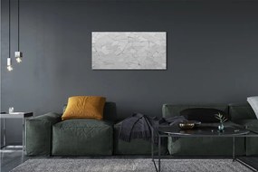 Obrazy na plátně šedivé polygony 100x50 cm