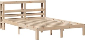 Rám postele s čelem 140 x 190 cm masivní borovice 3306039