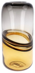 Goebel Designová váza Topaz Stone, medová, sklo