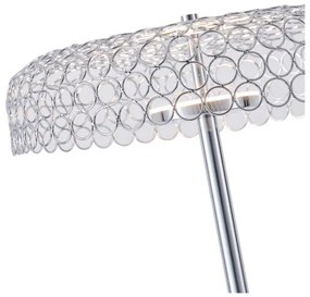 LED Stojací lampa PERFORATO LED/10W/230V 3000K lesklý chrom