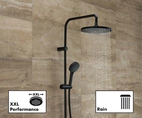 Hansgrohe Vernis Blend - Showerpipe 240 1jet s termostatem, černá matná 26426670