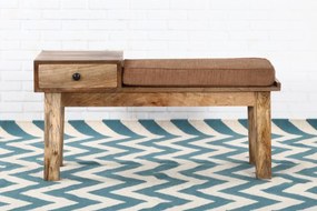 Designová lavice Devon 100 cm mango