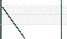 Hexagonální kotvení plotu 50 x 0,6 m Ocel potažená PVC Šedá 3352841